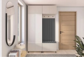 Eka Šatní skříň RAYO s vysokými nožkami, 70 cm Kašmír