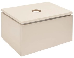 Koupelnová skříňka s krycí deskou SAT Feel 60x30x46 cm pískově béžová mat SATFEEL60BED