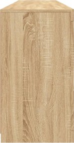 Příborník s LED osvětlením dub sonoma 162 x 37 x 67 cm 3208997