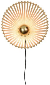 Nástěnná lampa bromo asymetrická s přírodní MUZZA