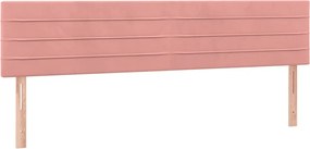 Box spring postel s matrací růžová 120x190 cm samet 3270480