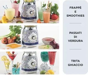 Ariete 5830C Capri bílá / Stojací mixér / 1000 W / 1,5 l / 4 rychlosti