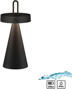 LD 19302-18 ALWA LED stolní lampa na baterie černá stmívatelné dotykem IP44 vnitřní i venkovní 2700K - JUST LIGHT