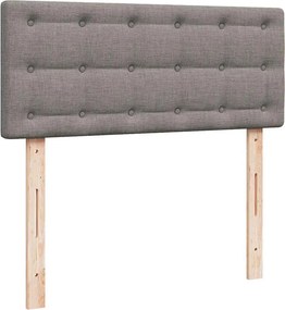 Box spring postel s matrací taupe 120x190 cm textil 3287413