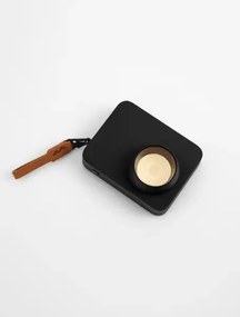 LED stmívatelná černá stolní lampa Kedros 2