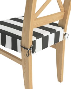 Sedák na židli IKEA Ingolf barva černá látka vzorované