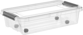 Úložný box siguro pro box underbed 31 l, 39,5 x 17,5 x 72 cm, clear