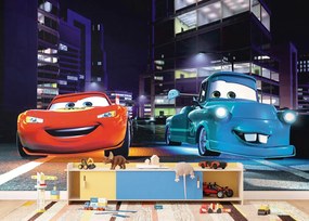 Vliesová fototapeta na zed' McQueen a Burák, Disney Auta | 360 x 270 cm | DFTDNXXL5001