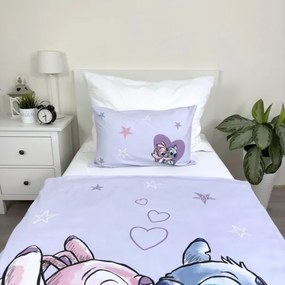 Jerry Fabrics Povlečení do postýlky Lilo and Stitch Purple baby 100x135, 40x60 cm