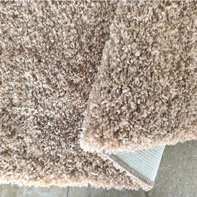 DY Karamelový protiskluzový koberec shaggy Camel Rozměr: 60x100 cm