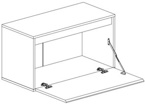 Předsíňová sestava ARBORETO SET 1 dub artisan/šedá