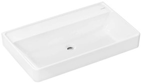 Hansgrohe Xanuia Q - Umyvadlo 80x48 cm, bez přepadu, bez otvoru pro baterii, bílá 60228450