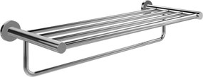 Villeroy & Boch Elements Tender - Držák ručníku s poličkou, délka 60 cm, chrom TVA15100600061