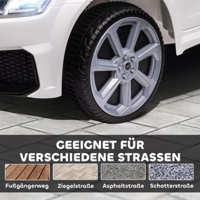 HOMCOM Dětské elektrické autíčko 12V dětské autíčko s dálkovým ovládáním 2.4G, hudba, elektrické autíčko se světlem, připojení USB/MP3, funkce zpětné…