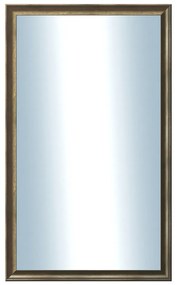 DANTIK - Zarámované zrcadlo - rozměr s rámem cca 60x100 cm z lišty Ferrosa bronzová (3143)
