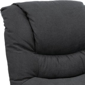 Polohovací křeslo šedé, elektrické TV-1171 GREY2