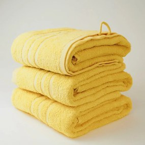 Dobrý Textil Osuška Economy 70x140 - Žlutá