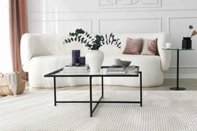 Designový konferenční stolek Vallerie 85 cm černý