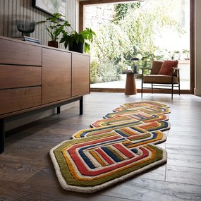 Ručně tkaný vlněný běhoun 80x300 cm Lattice Shaped – Flair Rugs