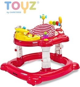 Dětské chodítko Toyz HipHop 3v1 červené Červená