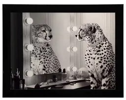 Obraz Cheetah – Zrcadlo II Kler Accessories