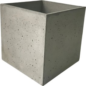 Betonový květináč Mrazuvzdorný Architektonický beton 70 kg 40x40x40| Abiko
