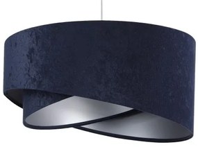 Timberlight Závěsné svítidlo Awena, modrá + stříbrný vnitřek