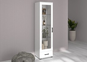 ADRK Furniture Frazio Vysoká vitrína ADRK-SHC-FRA-50-W