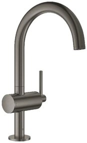 Grohe Atrio - Umyvadlová baterie s výpustí a otočným výtokem, velikost L, kartáčovaný Hard Graphite 32042AL3