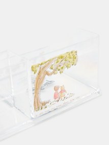 Sinsay - Transparentní organizér na kosmetiku s přihrádkami Winnie The Pooh - clear