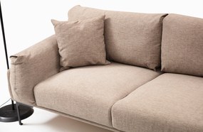 Hanah Home Rohová pohovka LEO hnědá pravá 560ARE1177
