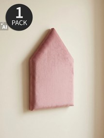 Sinsay - Čalouněný panel s trojúhelníkovým zakončením - pastelová růžová