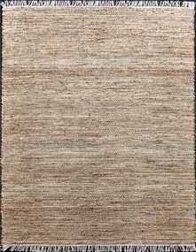 Diamond Carpets India, Ručně vázaný kusový koberec Agra Street 75 Natural Black, 240x300, béžová, chodba / předsíň