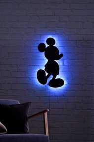 Nástěnná dekorace s led osvětlením Mickey Mouse modrá