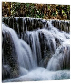 Obraz vodopádů v džungli (30x30 cm)