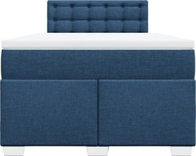 Box spring postel s matrací černá 120x190 cm textil 3288147