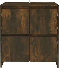 Příborníky 2 ks kouřový dub 70 x 41 x 75 cm kompozitní dřevo 3098094