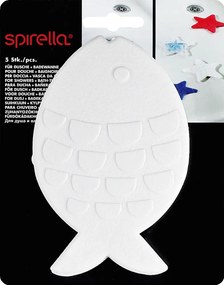 Dětské protiskluzové podložky v sadě 5 ks do vany 16x10,5 cm Globefish – Spirella
