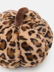 Sinsay - Dekorativní polštář ve tvaru dýně s leopardím vzorem - hnědá