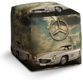 Sablio Taburet Cube Mercedes-Benz 300 SL Na silnici: 40x40x40 cm