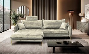 XXXLutz ROHOVÁ SEDAČKA, textil, krémová MID.YOU - Sedací soupravy - 001574006202