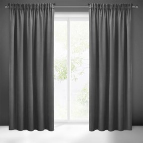 ZATEMŇOVACÍ ZÁVĚS NA PÁSCE PIERRE CARDIN SIBEL 140X270 CM ŠEDÁ