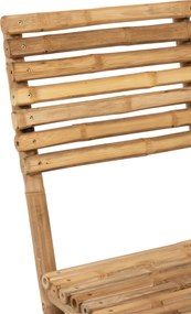 Přírodní bambusová skládací židle Bamboo Pliable - 54*45*85cm