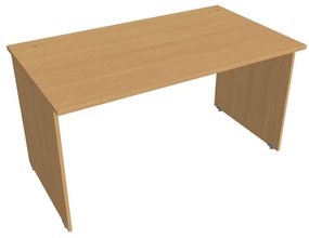 Stůl pracovní rovný 140 cm - Hobis Gate GS 1400 Dekor stolové desky: buk, Dekor lamino podnože: buk