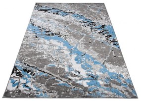 Kusový koberec PP Kevis šedomodrý 140x200cm