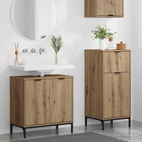 Sada koupelnového nábytku 2 ks Artisanový dub 3393102