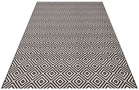 Hanse Home, Kusový koberec Meadow 102470 Black – na ven i na doma, 200x290, černobílá, chodba / předsíň