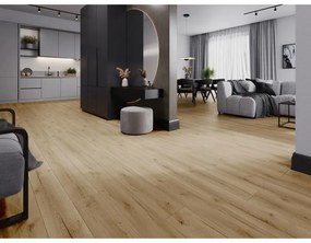 Mexen Buffalo, vinylová podlaha 1227 x 187 mm LVT Dryback 2,5 mm, PVC podklad, 4stranná V-drážka, dub, F1307-1227-187-255-4V1-01