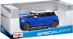 Maisto - Special Edition - Mini Cooper SE modrá / 1:24 / od 3 let