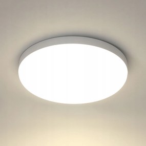 Lampa Sufitowa Plafon Led Biały Lampa Łazienkowa Wodoodporna 32W 4500K IP54